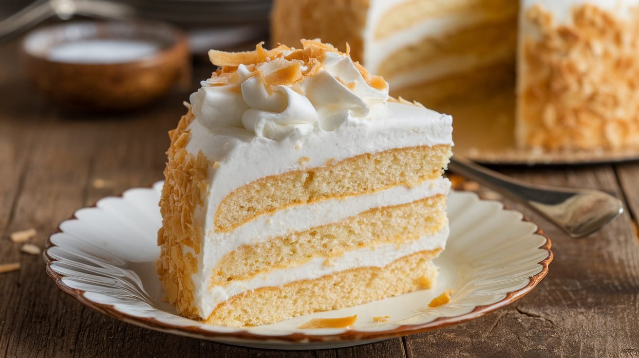 Creamy Coconut Tres Leches Cake Recipe - Food Blasts