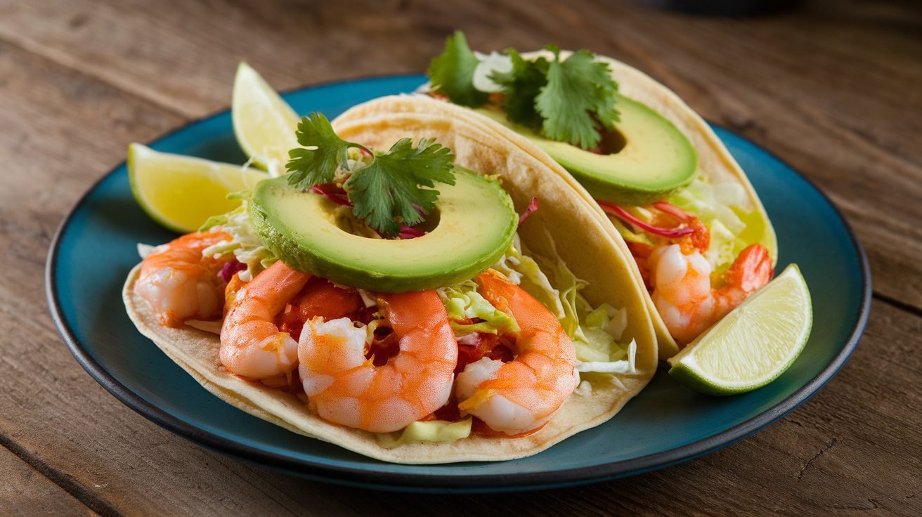 Tangy Lemon Shrimp Tacos Recipe - Food Blasts