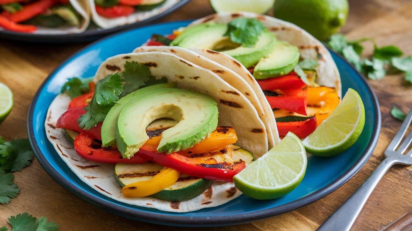 Maple Chipotle Grilled Veggie Tacos Recipe - Food Blasts