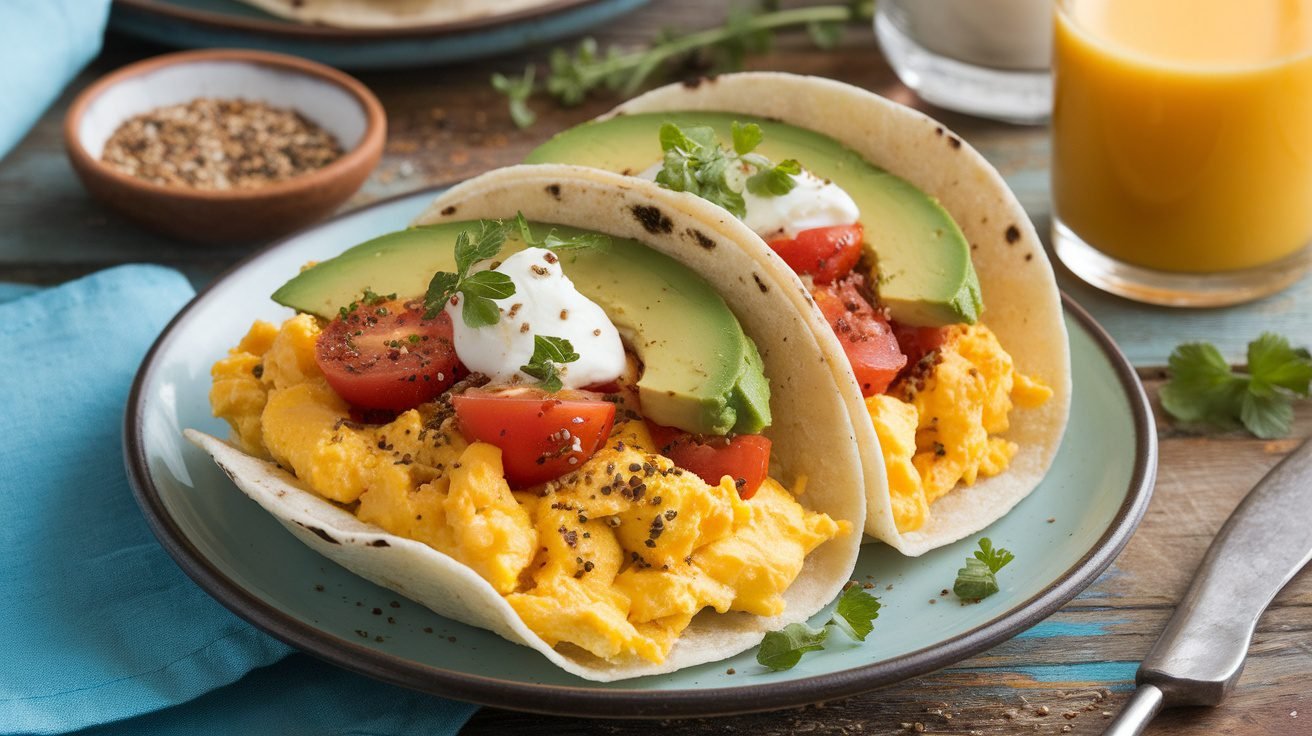 Everything Bagel Breakfast Tacos Recipe - Food Blasts