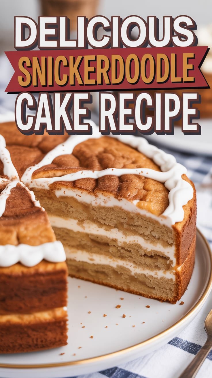Delicious Snickerdoodle Cake Recipe - Food Blasts