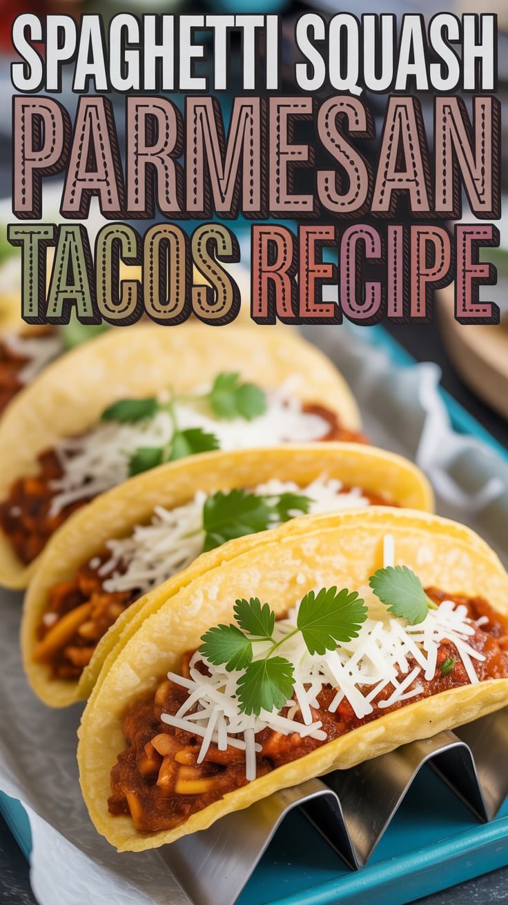 Spaghetti Squash Parmesan Tacos Recipe - Food Blasts