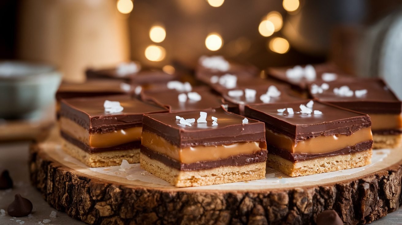 Decadent Chocolate Caramel Bars Recipe - Food Blasts