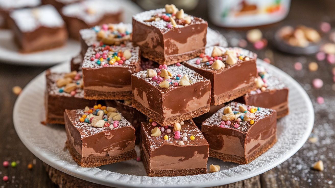 Nutella Fudge Bites Recipe - Food Blasts