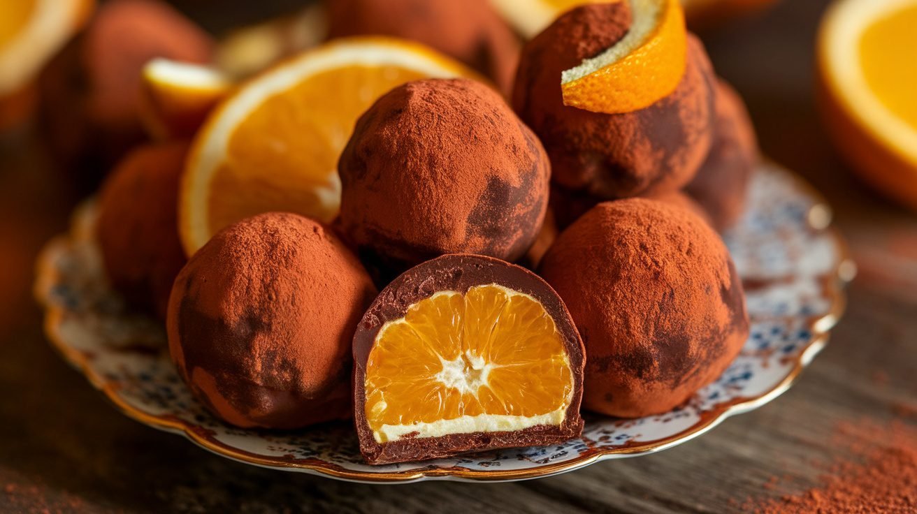 Decadent Chocolate Orange Truffles Recipe - Food Blasts