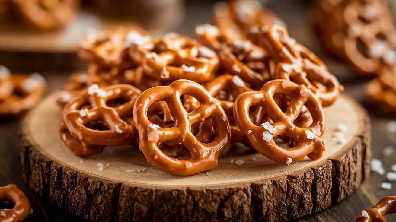 Caramel Pretzel Clusters Recipe - Food Blasts