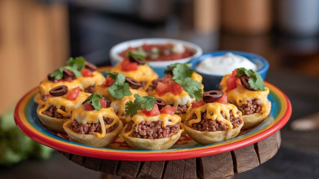Mini Taco Bites Recipe - Food Blasts