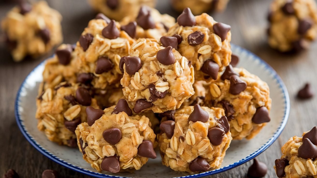 Oatmeal Chocolate Chip Bites Recipe - Food Blasts