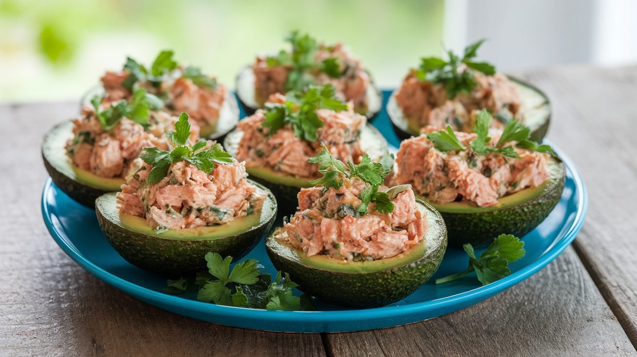 Avocado Tuna Salad Cups Recipe - Food Blasts