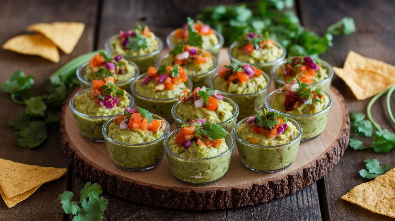 Guacamole and Salsa Cups Recipe - Food Blasts