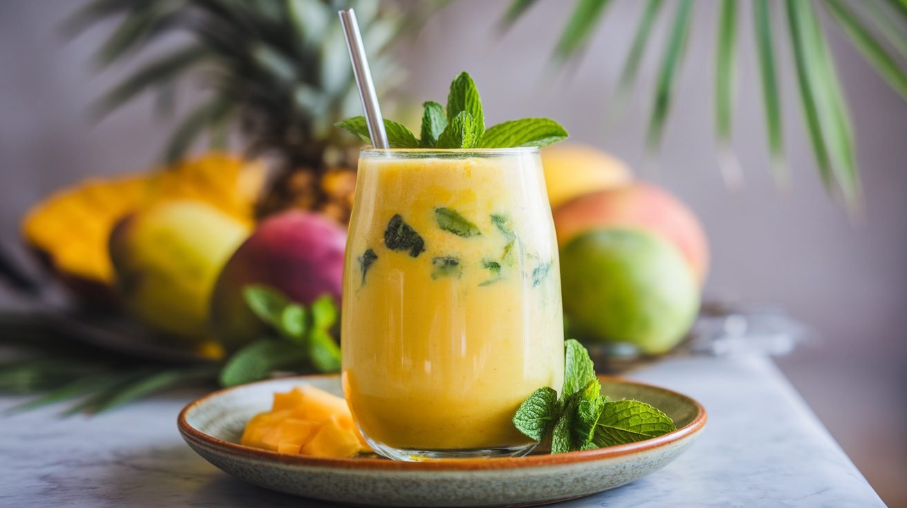 Mango Mint Recharge Recipe - Food Blasts