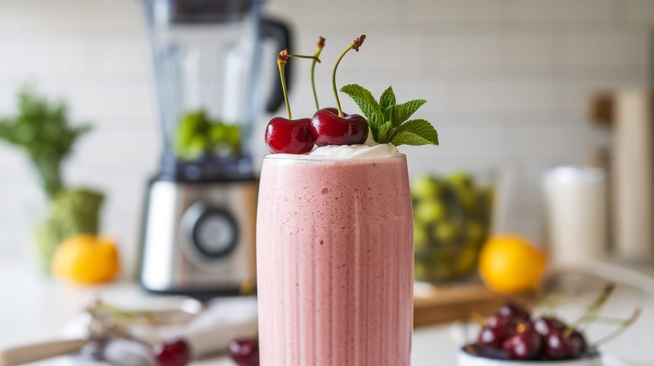 Cherry Vanilla Protein Shake Recipe - Food Blasts