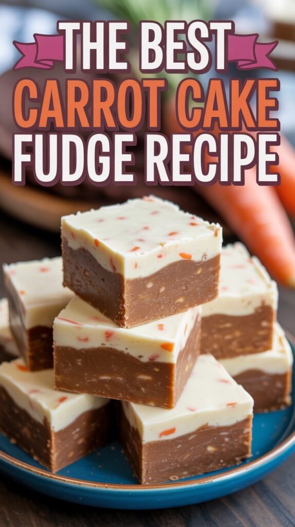 Carrot Cake Fudge Recipe - Food Blasts