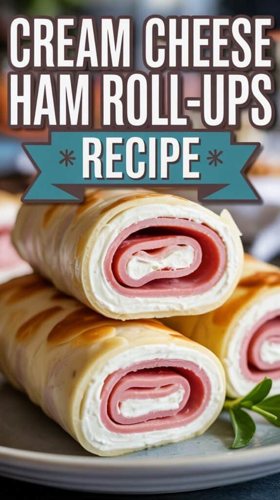 Cream Cheese Ham Roll-Ups Recipe - Food Blasts