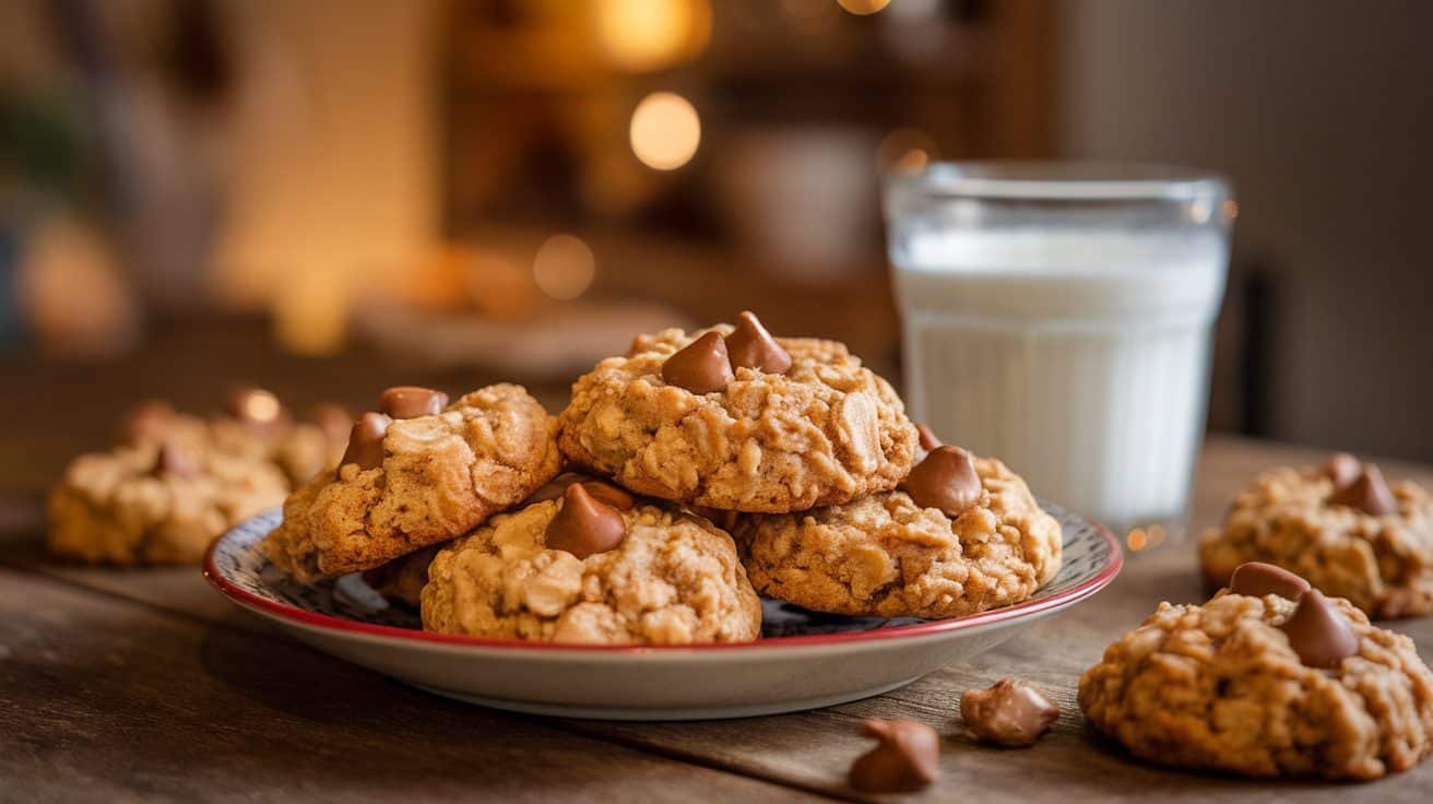Chewy Oatmeal Butterscotch Cookies Recipe - Food Blasts