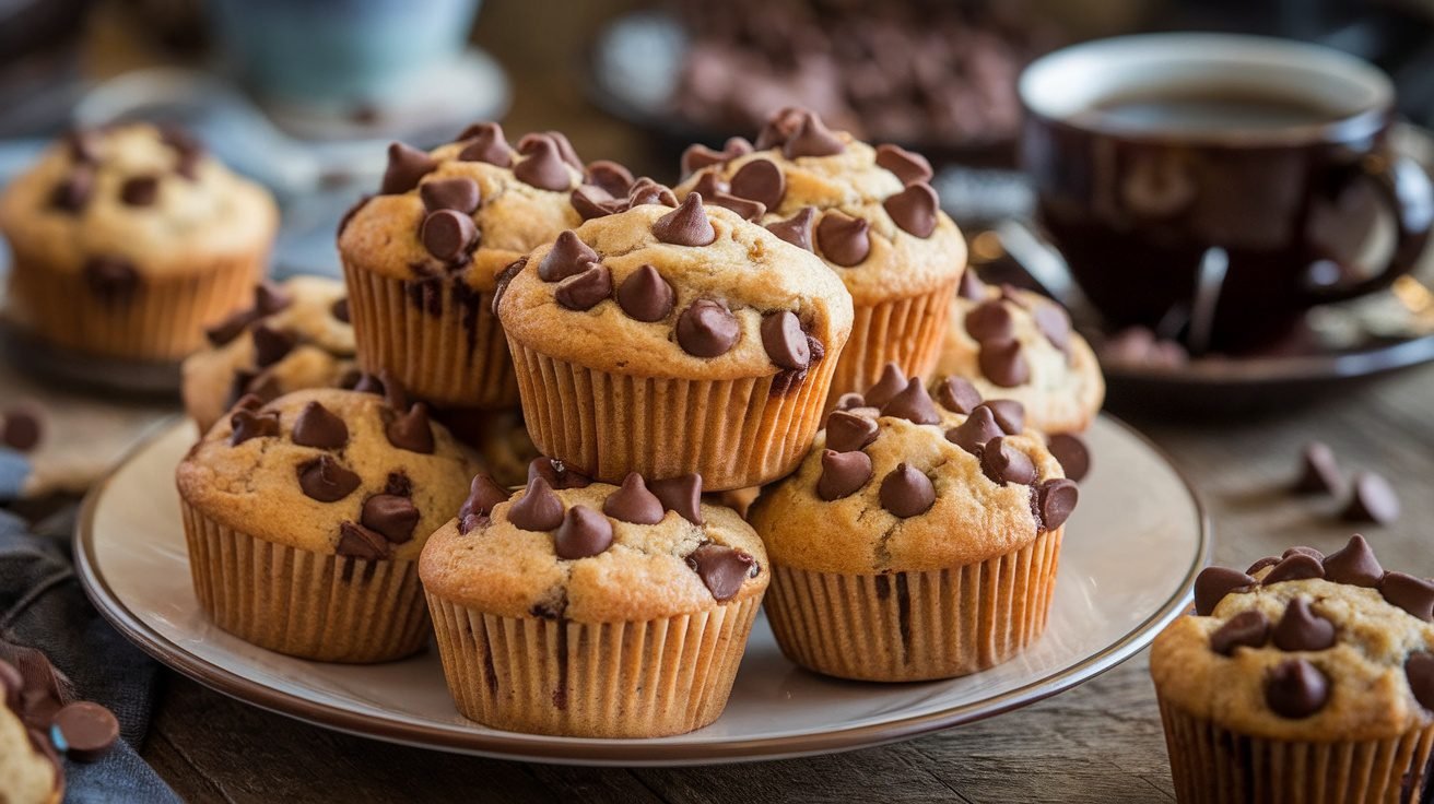 Chocolate Chip Muffin Tops Recipe - Food Blasts