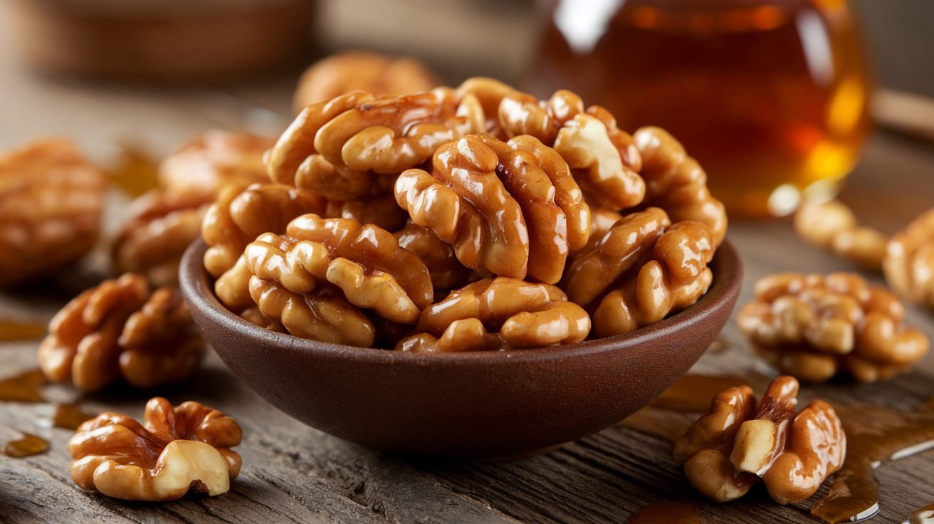 Maple Glazed Walnuts Recipe - Food Blasts