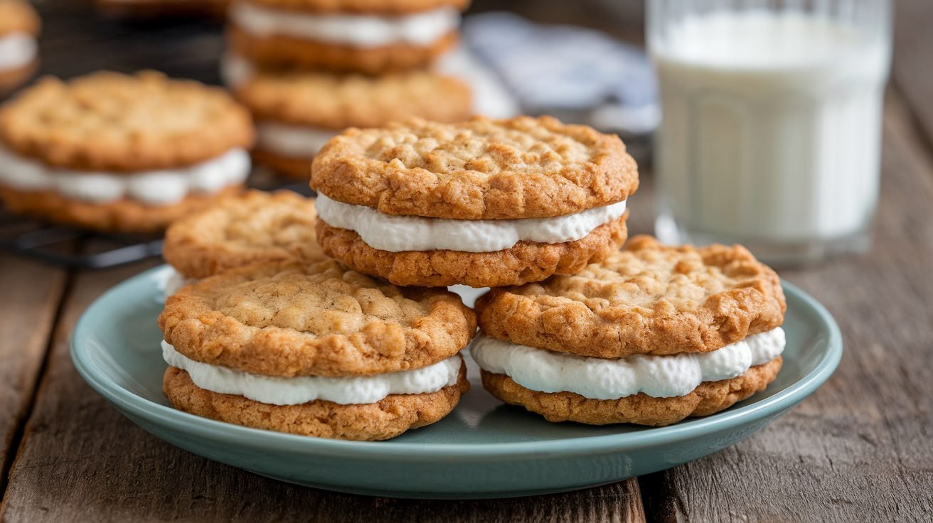 Homemade Oatmeal Cream Pies Recipe - Food Blasts