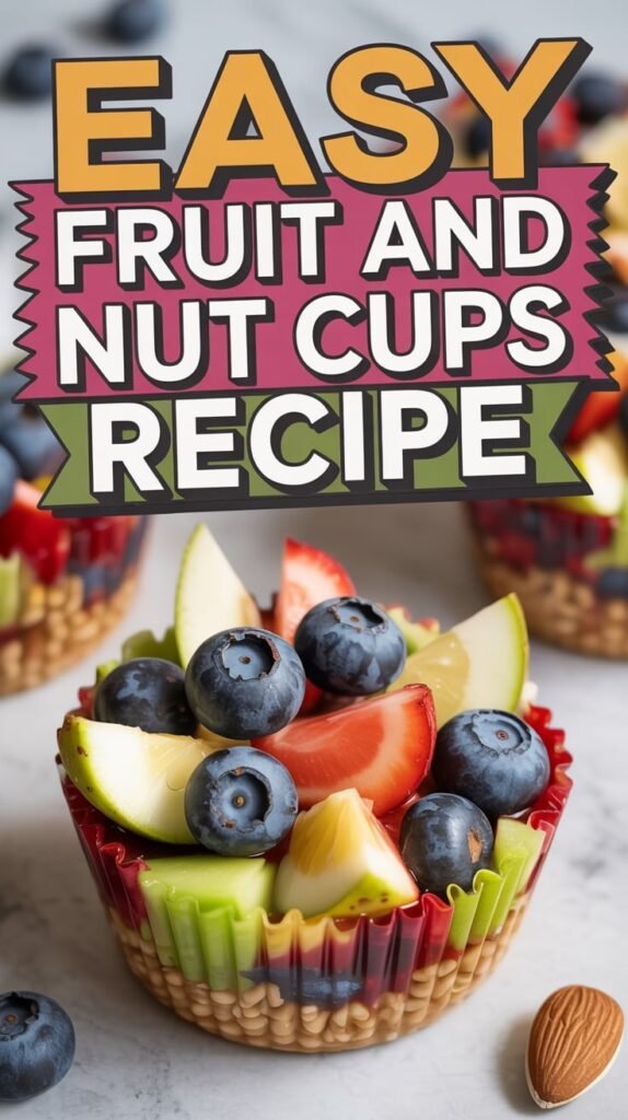 Homemade Fruit and Nut Cups Recipe - Food Blasts