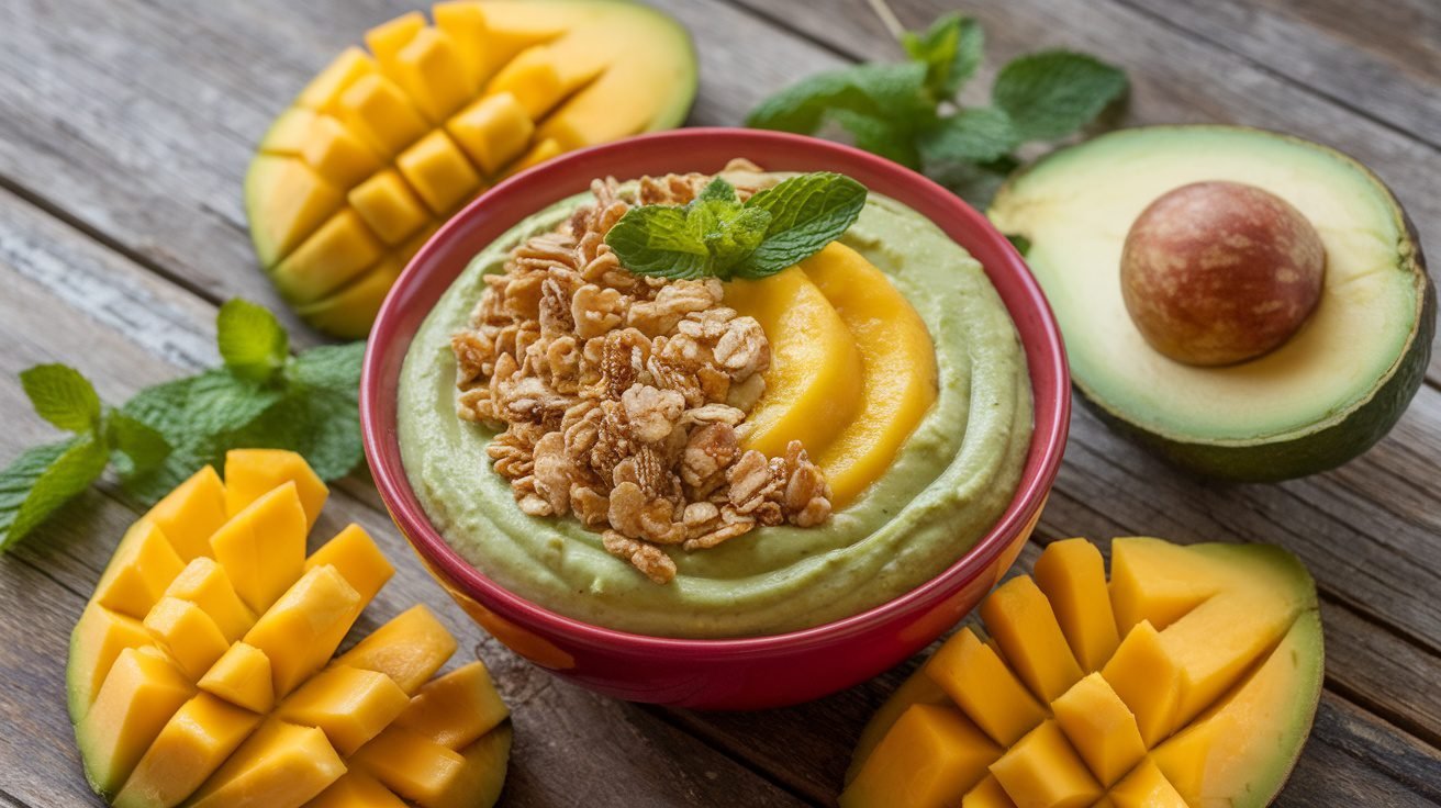 Creamy Avocado Mango Bowls Recipe - Food Blasts