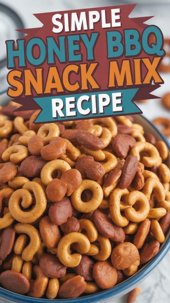Honey BBQ Snack Mix Recipe - Food Blasts
