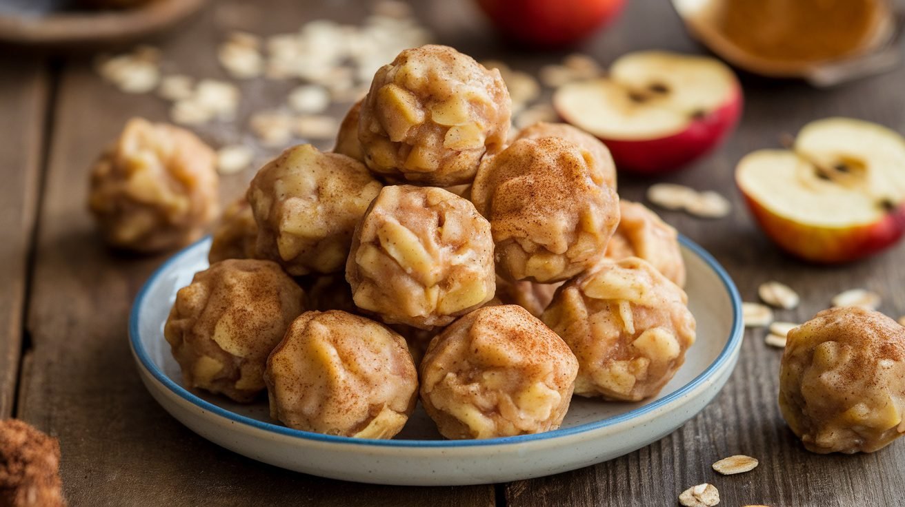 Apple Pie Energy Balls Recipe - Food Blasts