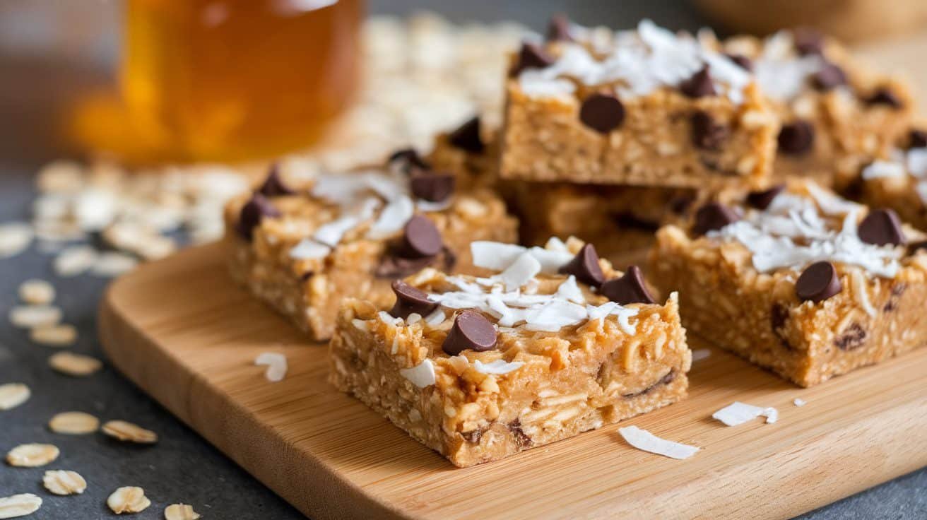 Coconut Honey Protein Bars Recipe - Food Blasts