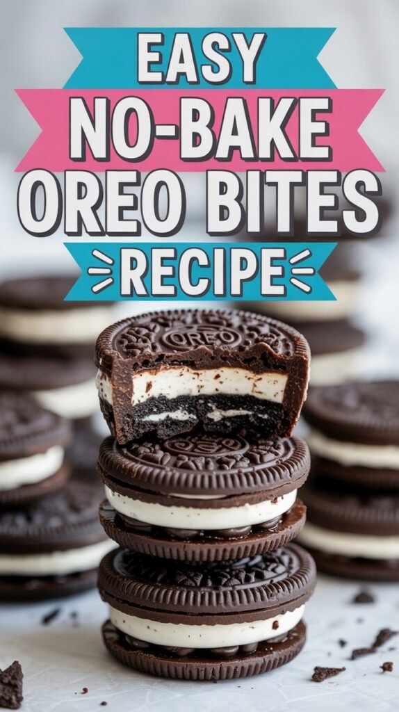 No-Bake Oreo Bites Recipe - Food Blasts