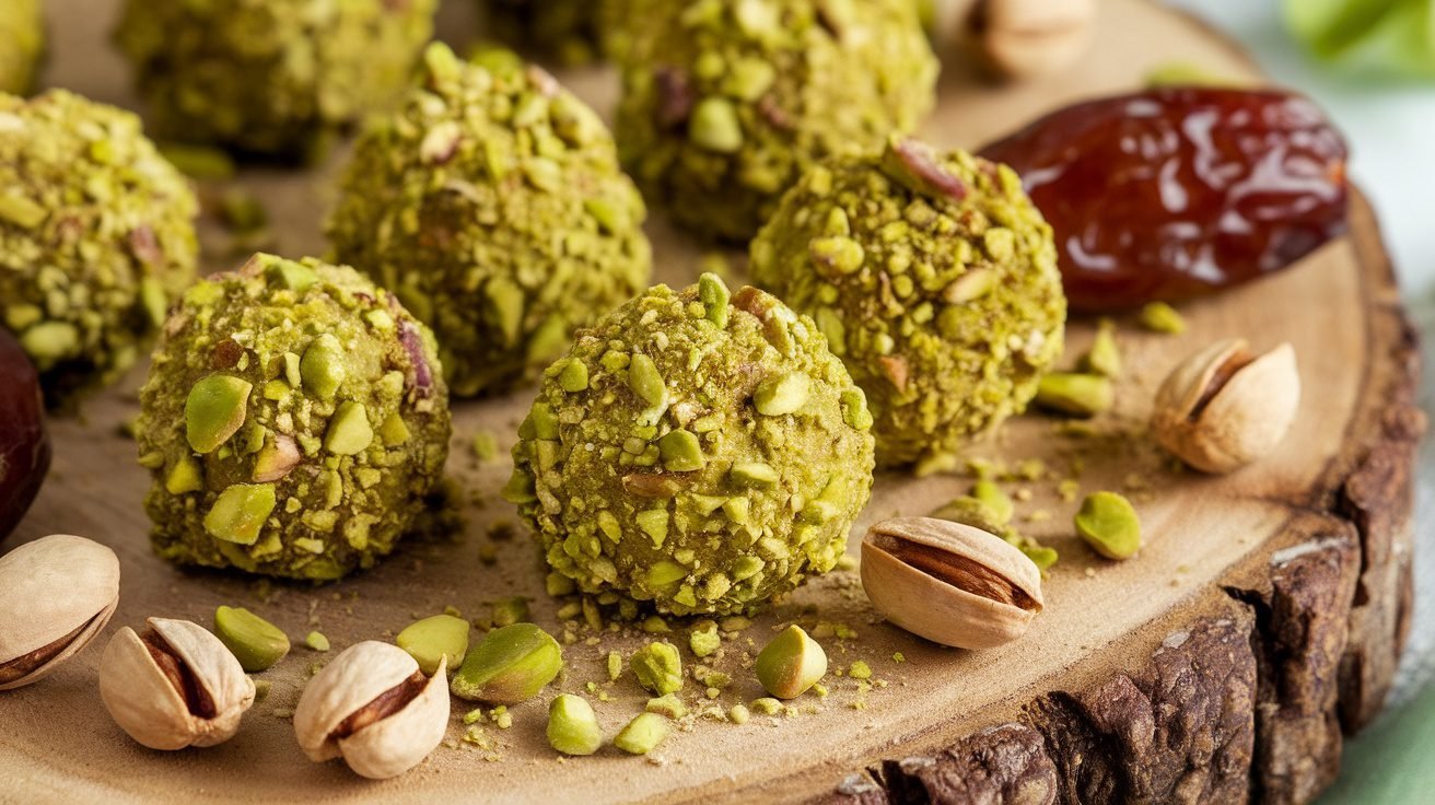 Pistachio Date Bites Recipe - Food Blasts