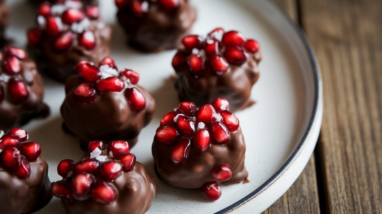 Pomegranate Chocolate Clusters Recipe - Food Blasts
