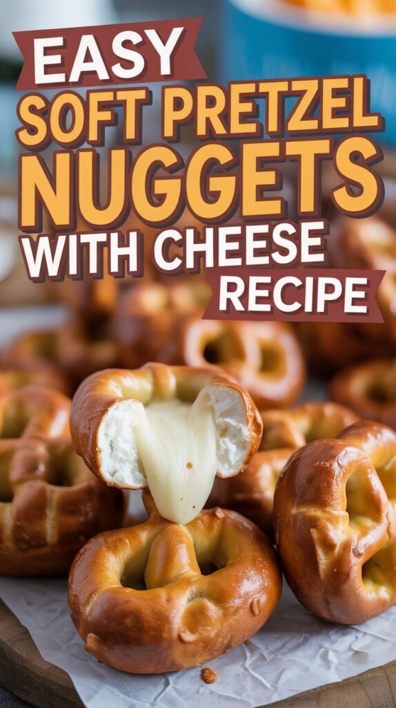 Soft Pretzel Nuggets with Cheese Recipe - Food Blasts