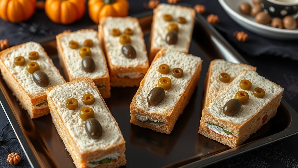 Coffin Sandwiches Recipe for Halloween - Food Blasts