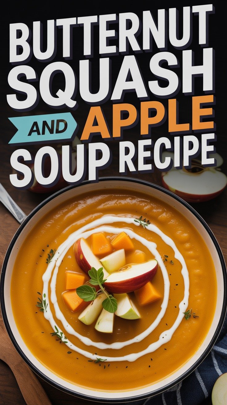 Butternut Squash and Apple Soup Recipe - Food Blasts