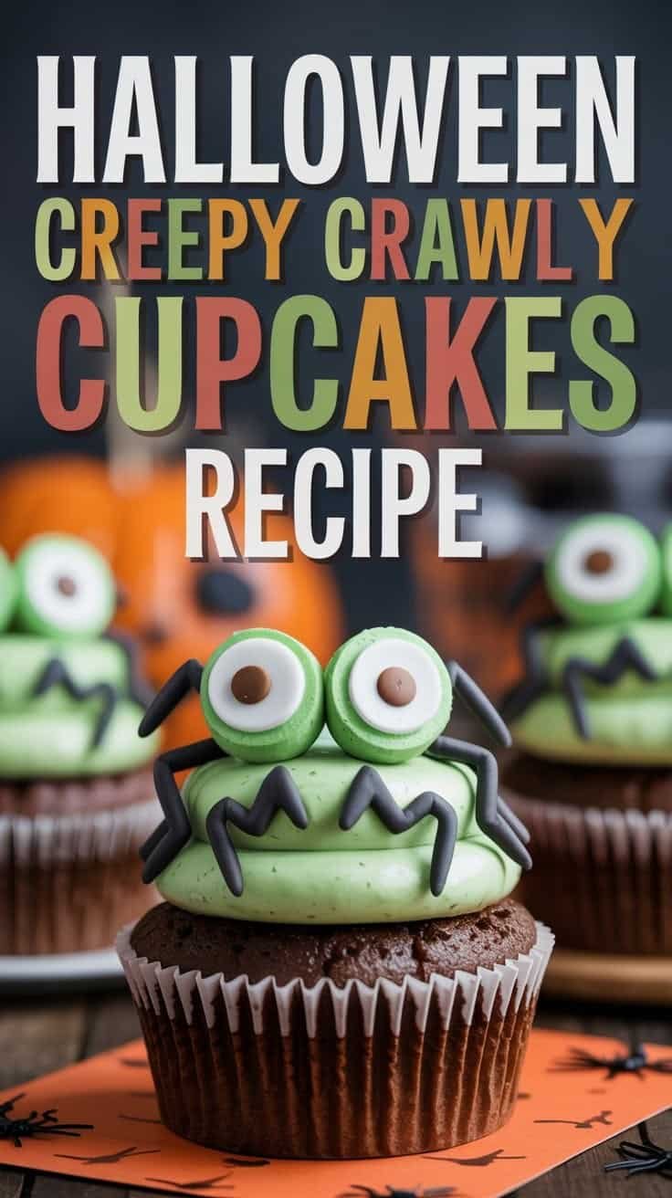 Creepy Crawly Cupcakes for Halloween - Food Blasts