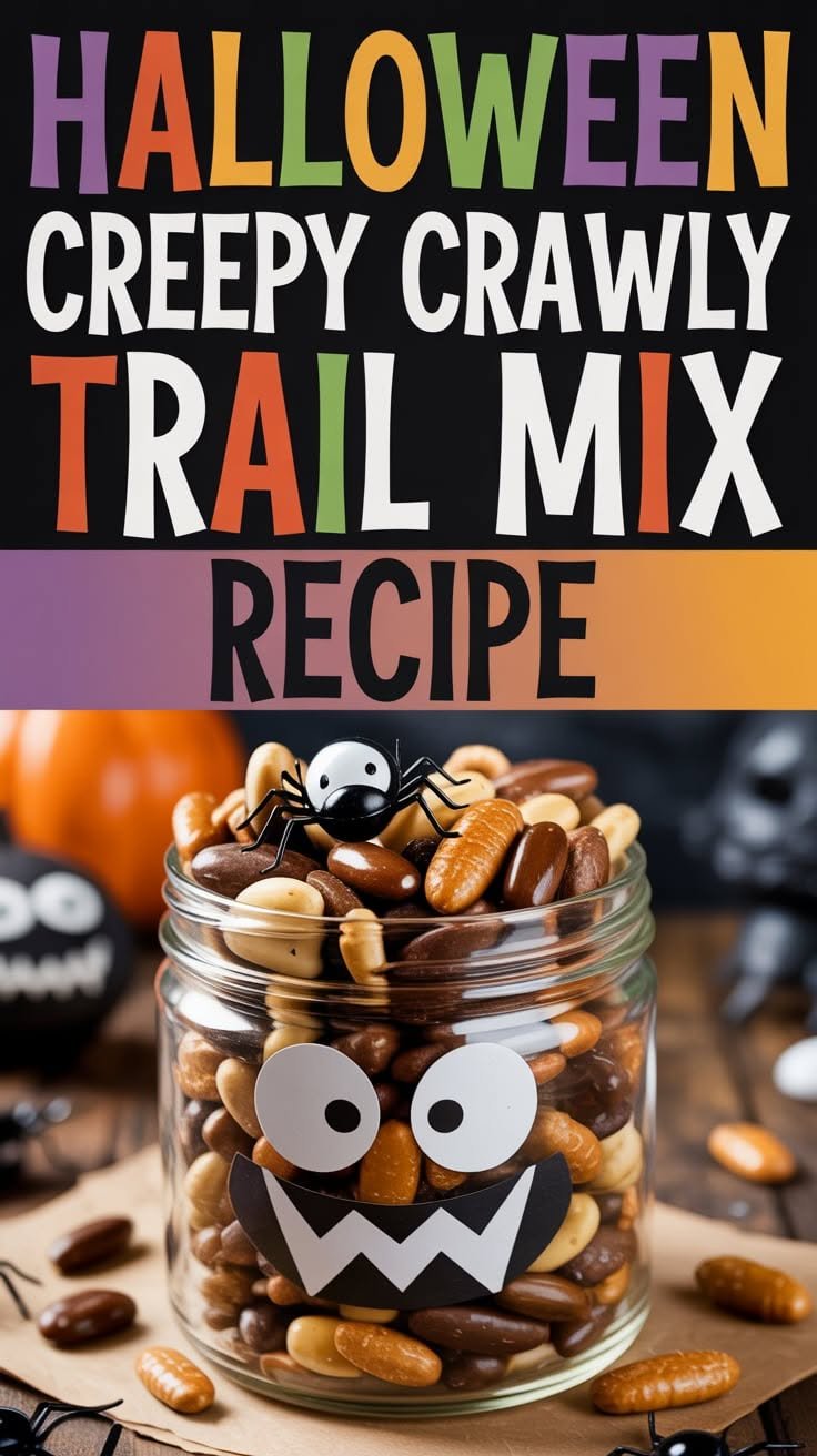 Creepy Crawly Trail Mix Recipe for Halloween - Food Blasts