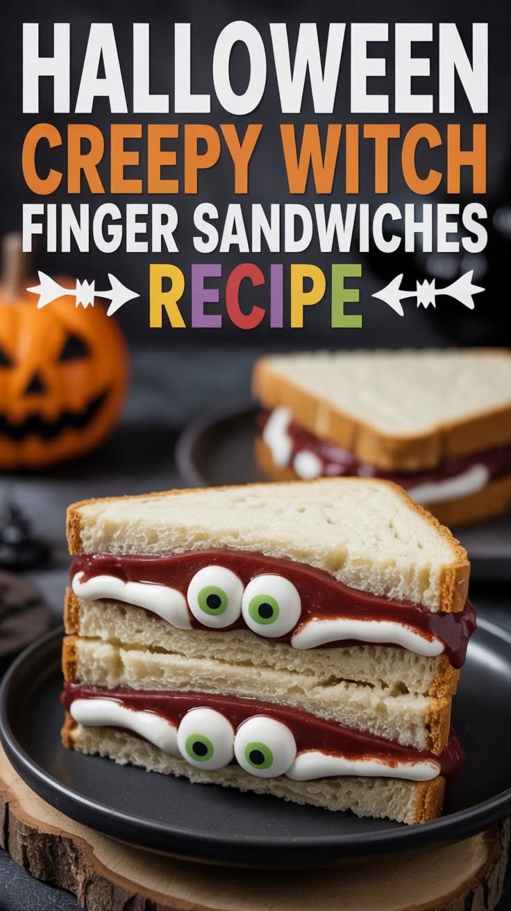 Creepy Witch Finger Sandwiches Recipe for Halloween - Food Blasts