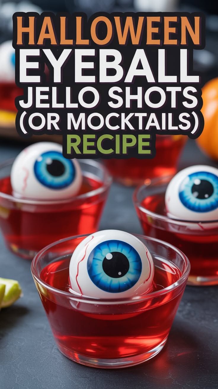 Spooky Eyeball Jello Shots Recipe for Halloween - Food Blasts