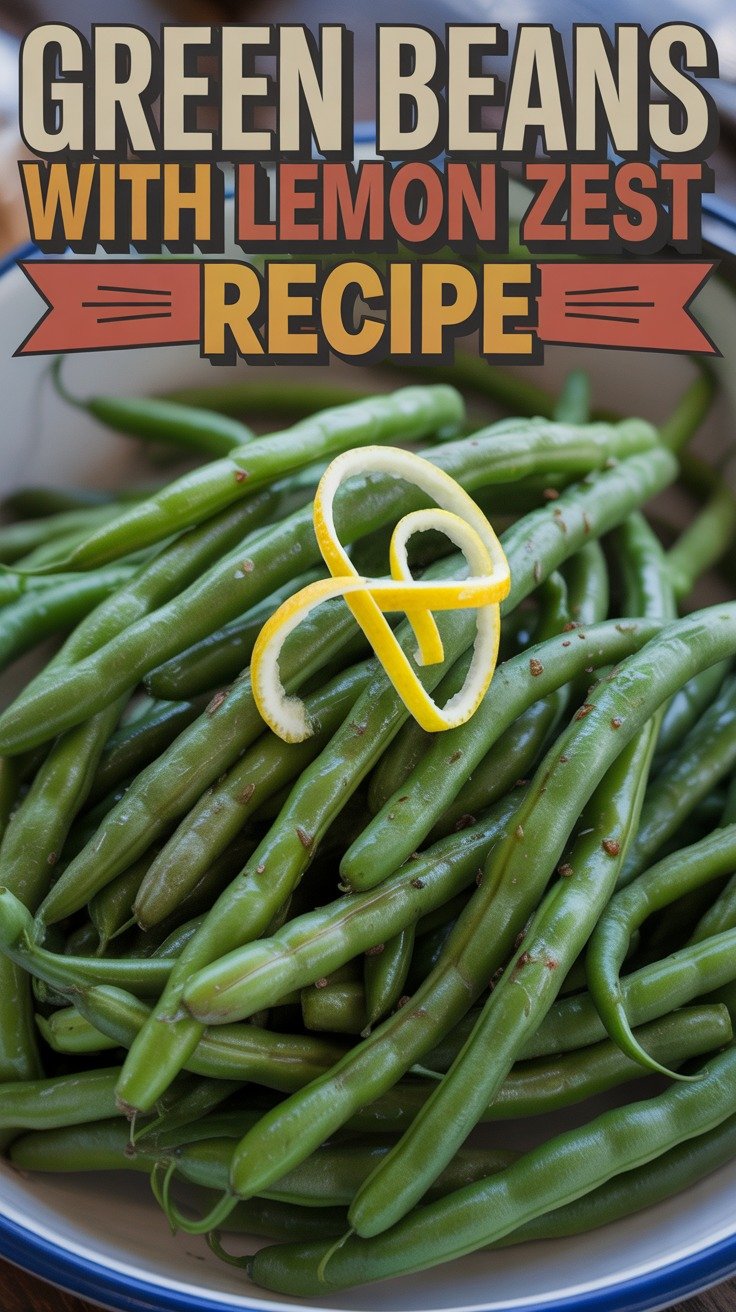 Green Beans with Lemon Zest Recipe - Food Blasts