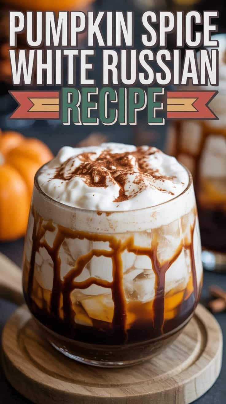 Pumpkin Spice White Russian Recipe - Food Blasts