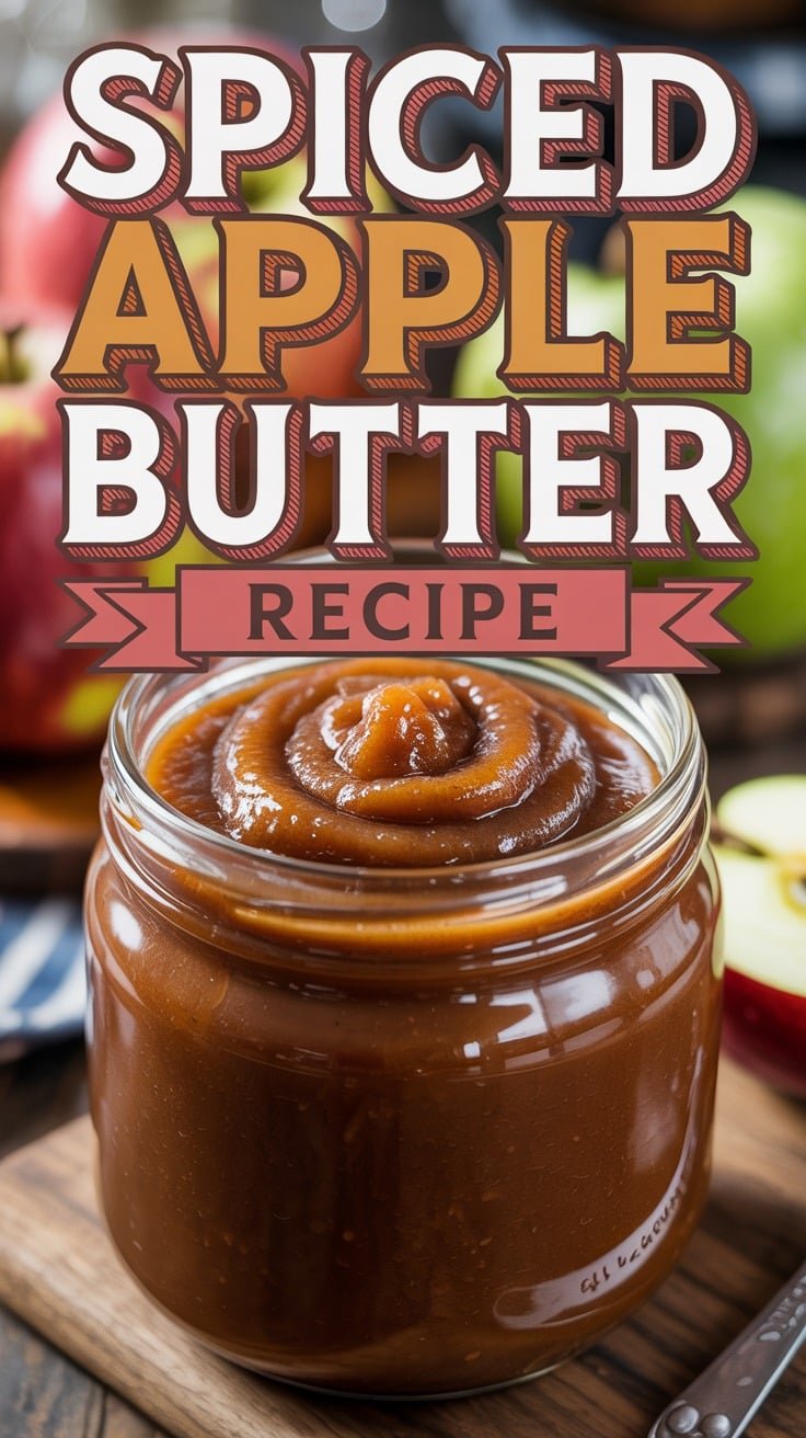 Homemade Spiced Apple Butter Recipe - Food Blasts