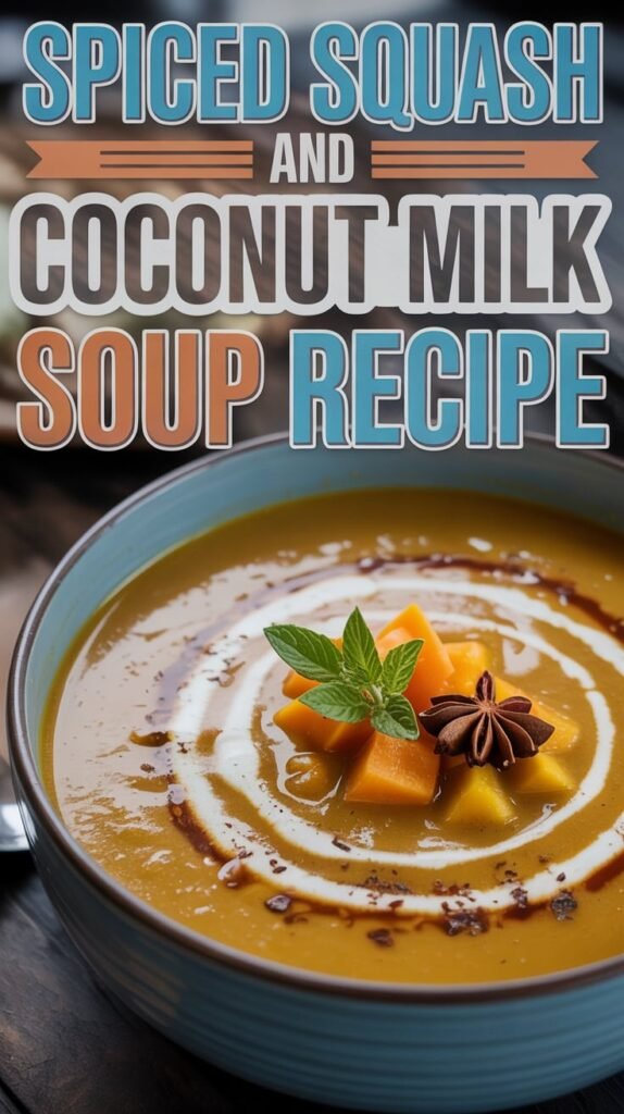Spiced Squash and Coconut Milk Soup Recipe - Food Blasts