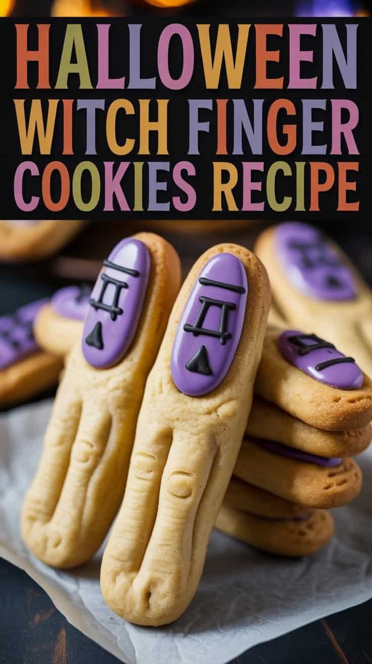 Witch Finger Cookies Recipe for Halloween - Food Blasts