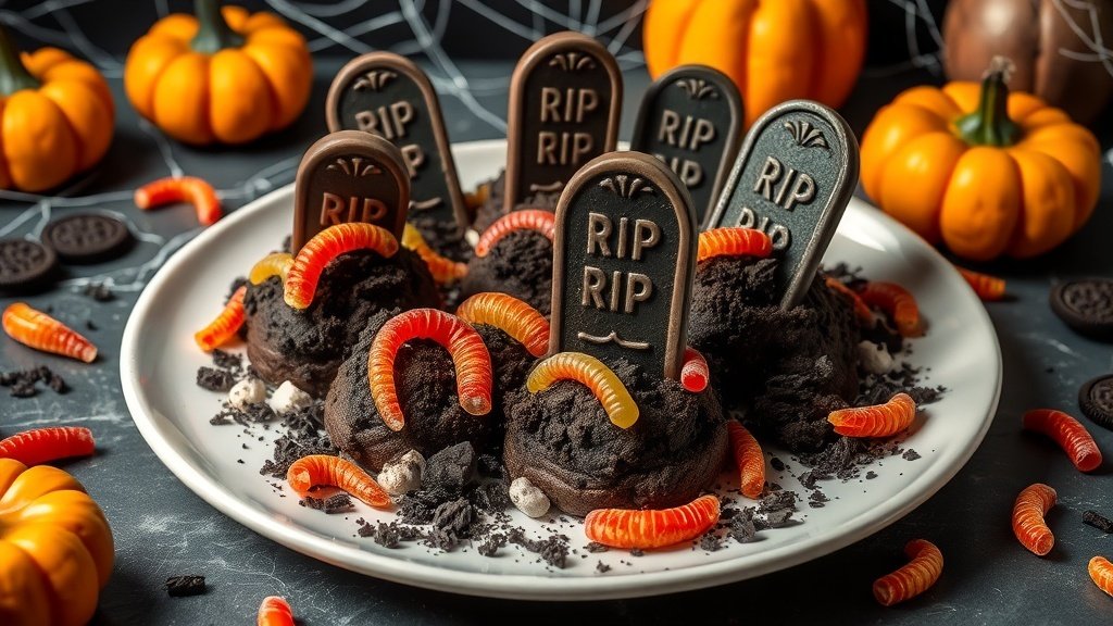 Spooky Graveyard Dirt Cookies Recipe - Food Blasts