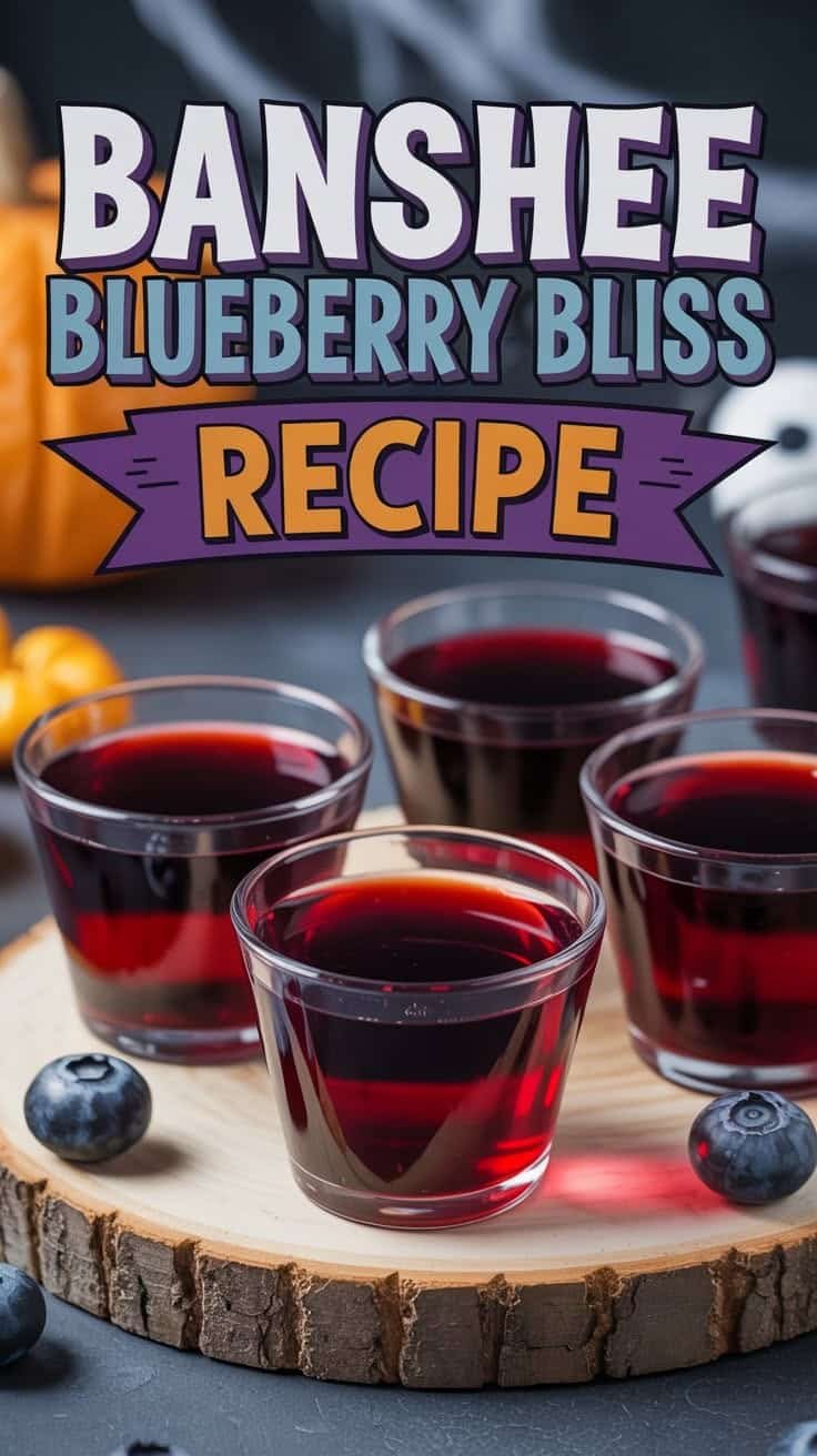 Banshee Blueberry Bliss Jello Shots Recipe - Food Blasts