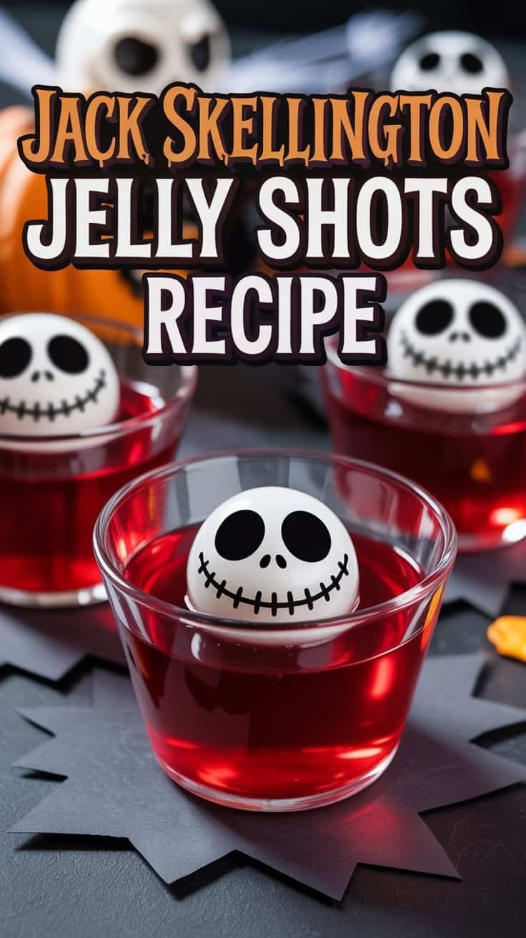 Jack Skellington Jelly Shots Recipe - Food Blasts