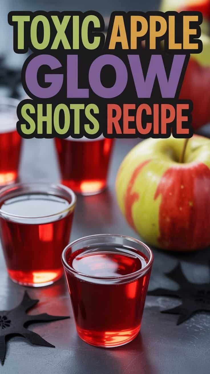 Toxic Apple Glow Shots Recipe - Food Blasts