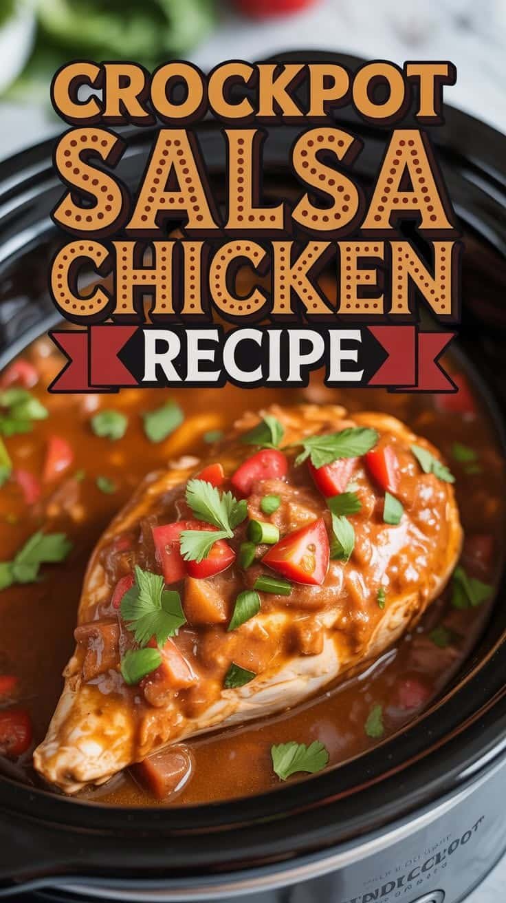 Crockpot Salsa Chicken Recipe - Food Blasts