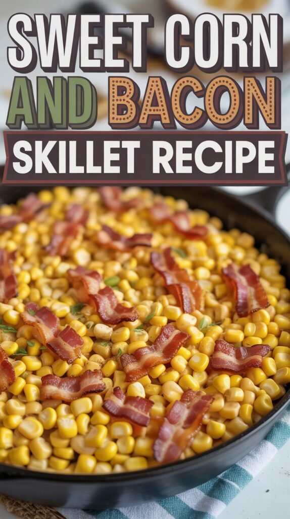 Sweet Corn and Bacon Skillet Recipe - Food Blasts